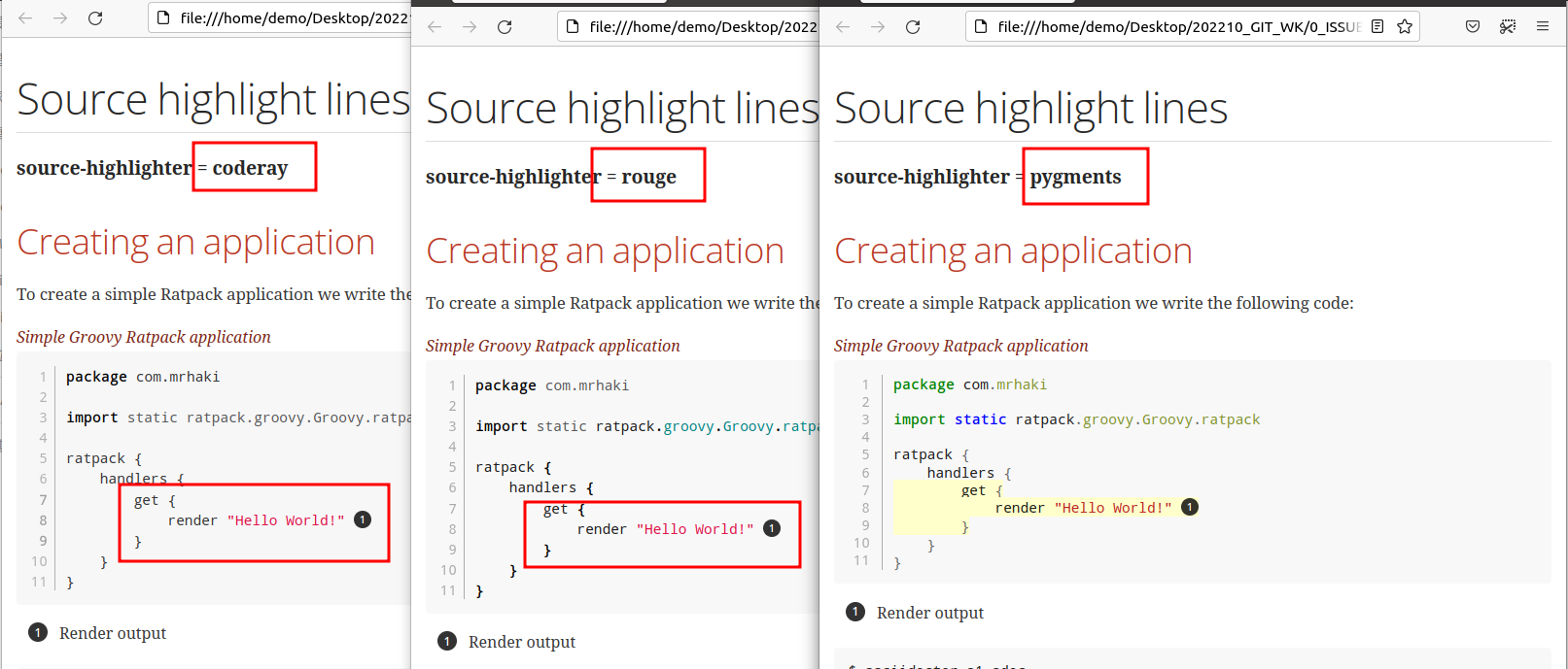 Highlight Select Lines NOT OK · Issue #4378 · asciidoctor/asciidoctor · GitHub
