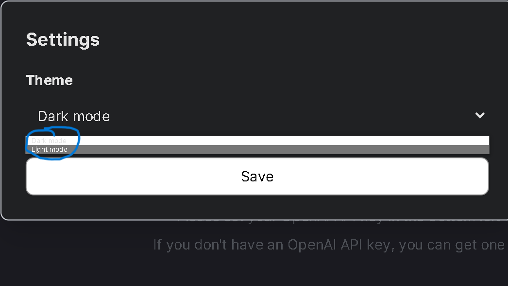 Issue: Insufficient Contrast for Text in Dark Mode - "Dark Mode" and "Light Mode" Text Blends ...