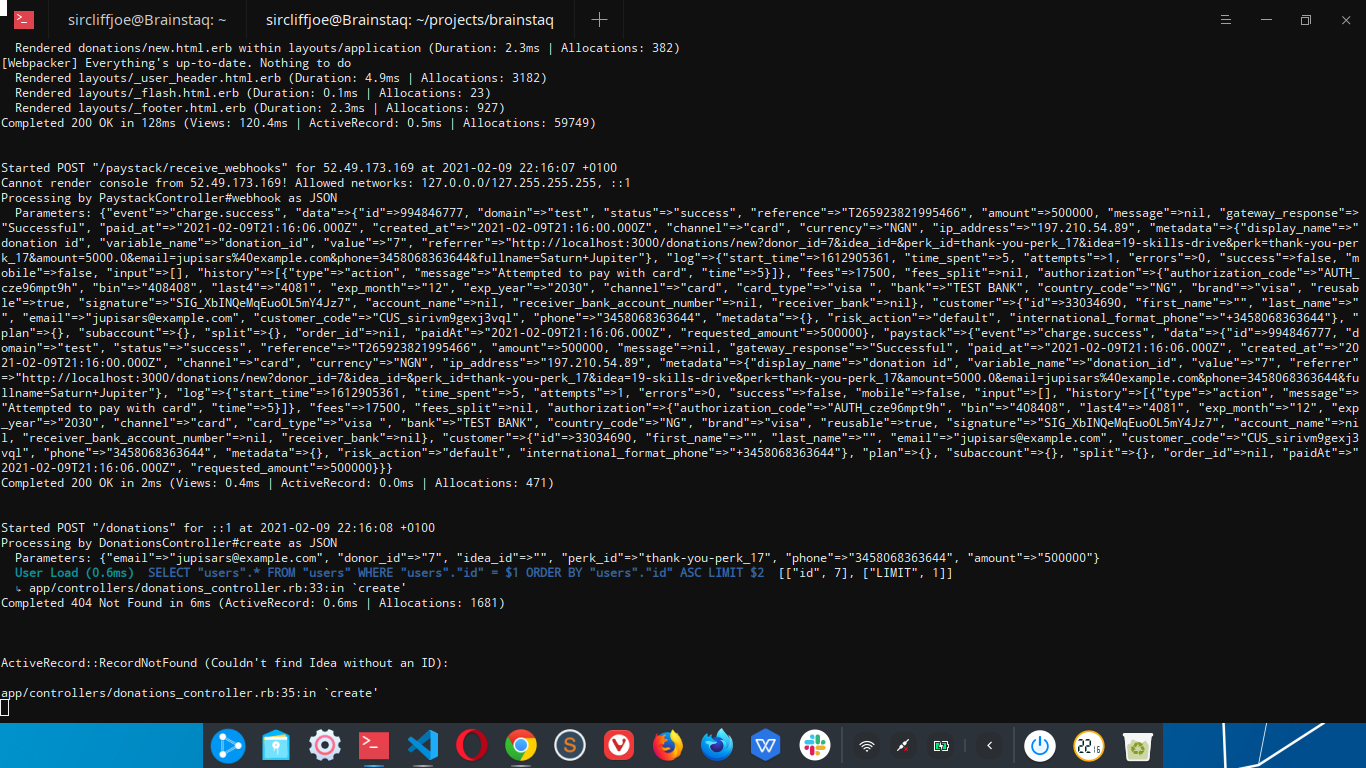 ActiveRecord::RecordNotFound (Couldn't find Idea without an ID): · Issue #9 · sircliffjoe11 ...