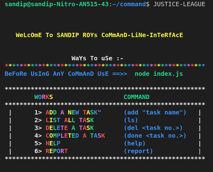 GitHub - sandip-kumar-roy/COMMAND--LINE-TOOL-version-2: Major upgrade ...