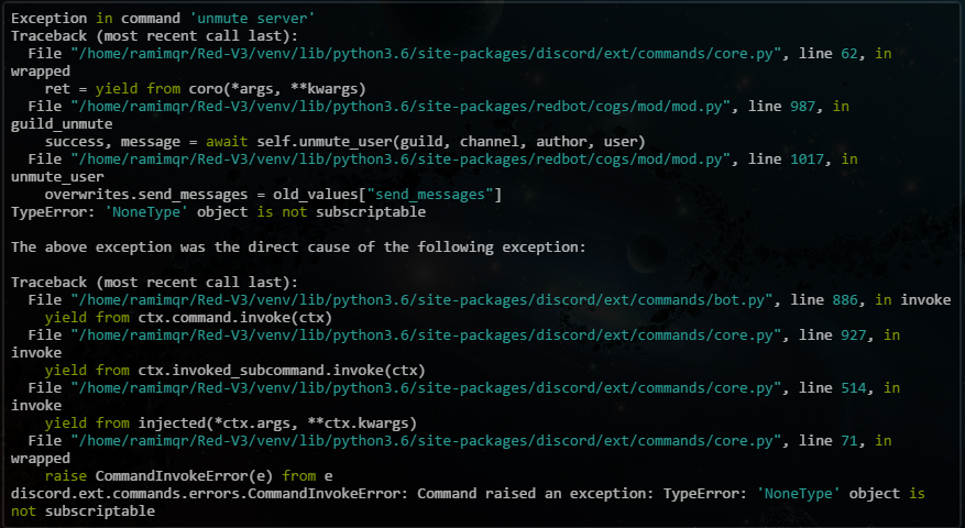 [V3] Mute errors · Issue #1563 · Cog-Creators/Red-DiscordBot · GitHub