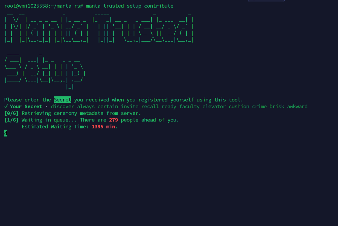 GitHub - 0xpellegrino/Manta-Network-Trusted-Setup-Ceremony
