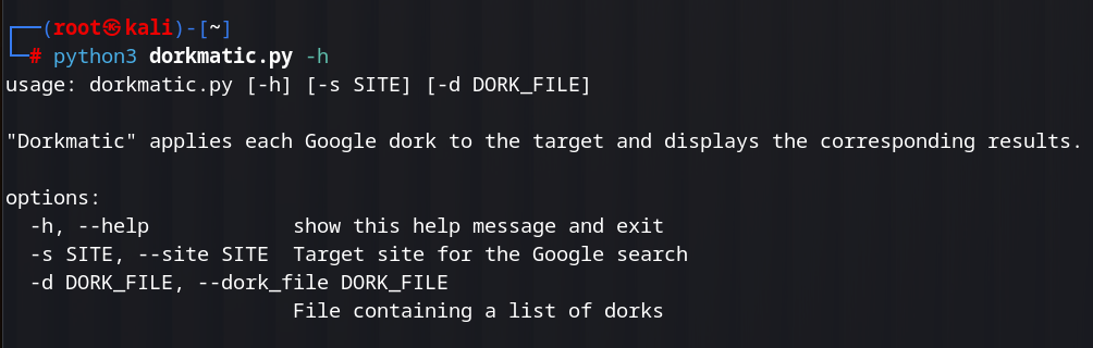 GitHub - res4lt/Dorkmatic: "Dorkmatic" applies each Google dork to the ...