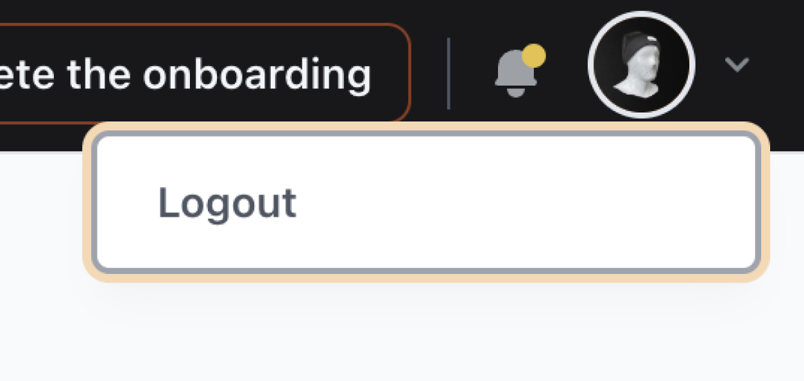 feature: Polish the "Logout" pop-up · Issue #300 · open-sauced/app · GitHub