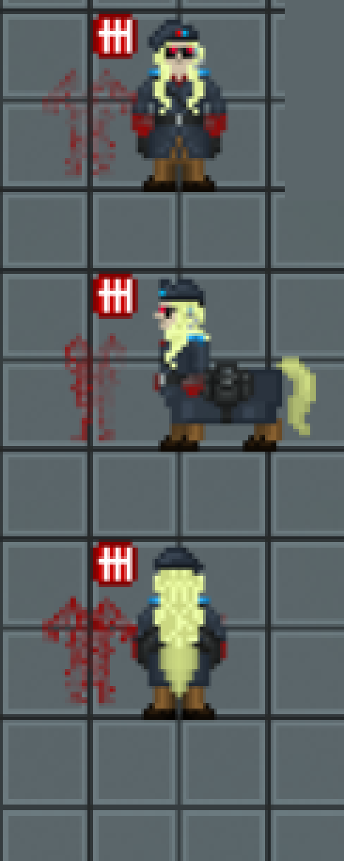 Blood effect on horse taur clothing is misaligned · Issue #12932 ...