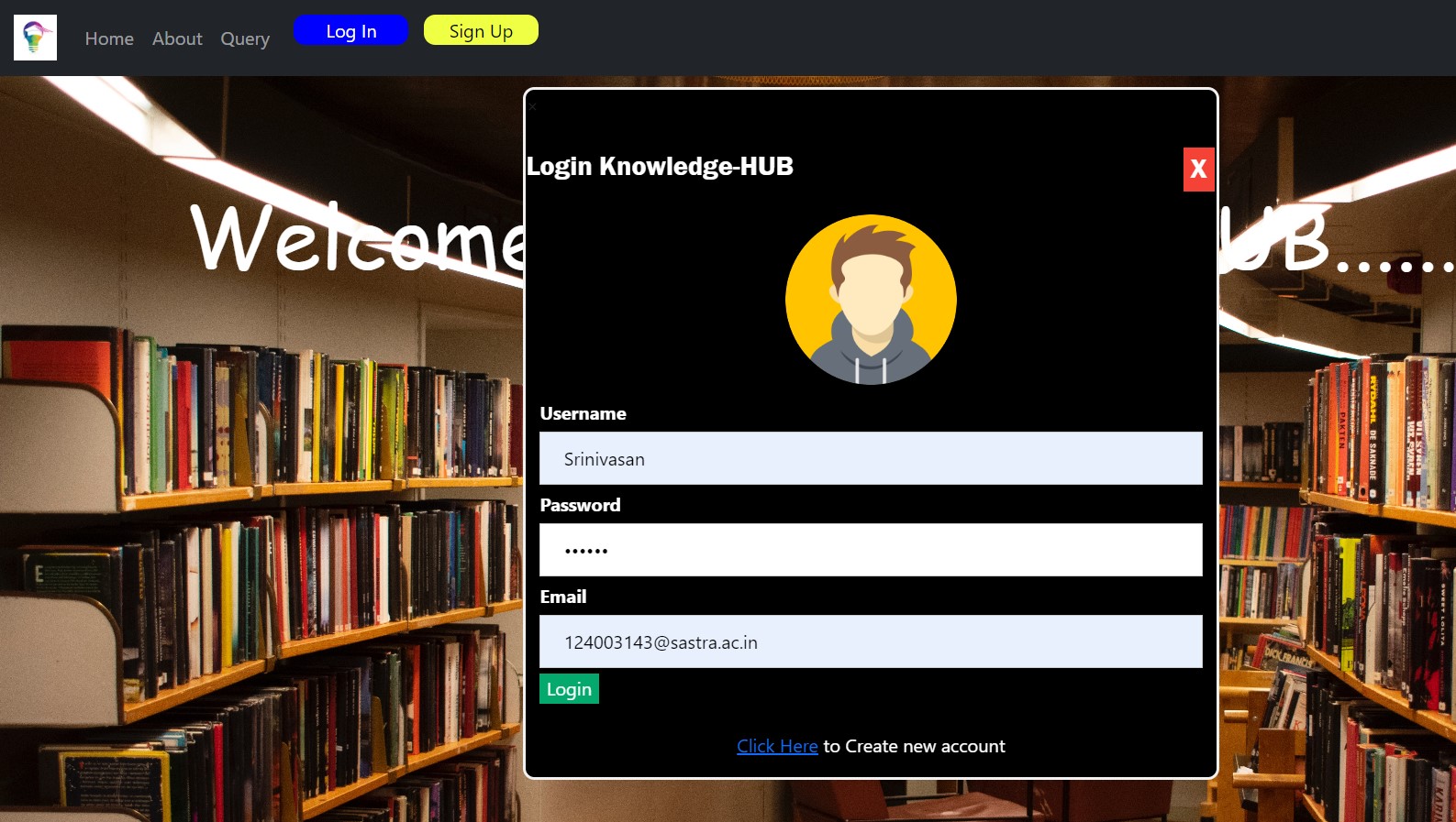 GitHub - SuryaMahesh789/Knowledge-HUB-Responsive-Library-Website