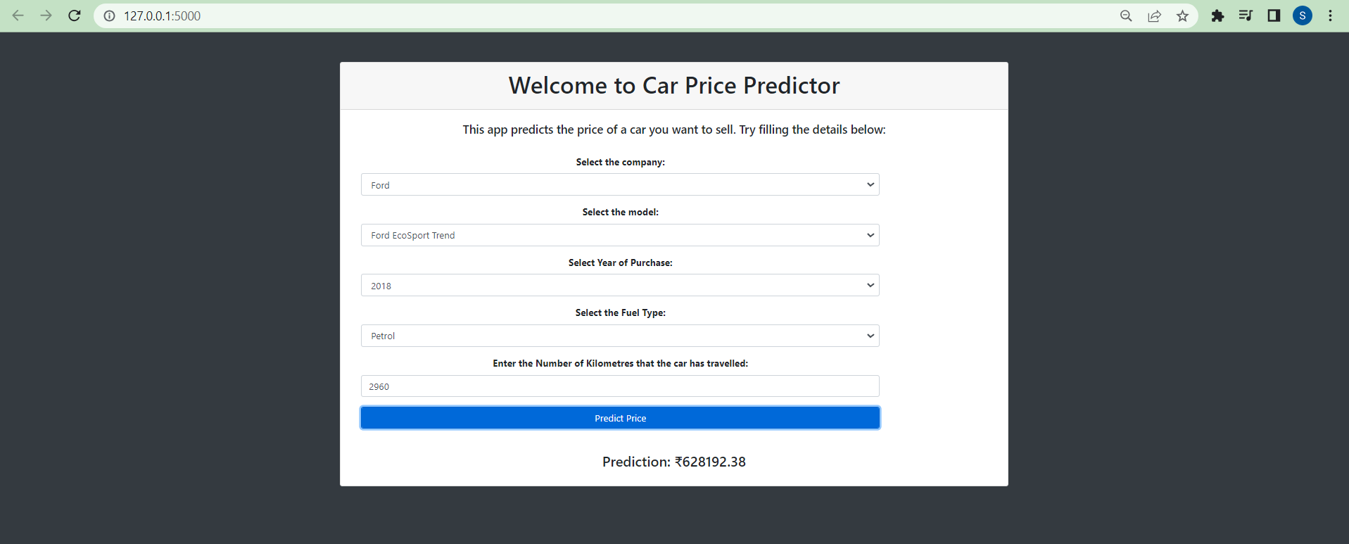 GitHub - SuryaMahesh789/Car-Price-Prediction