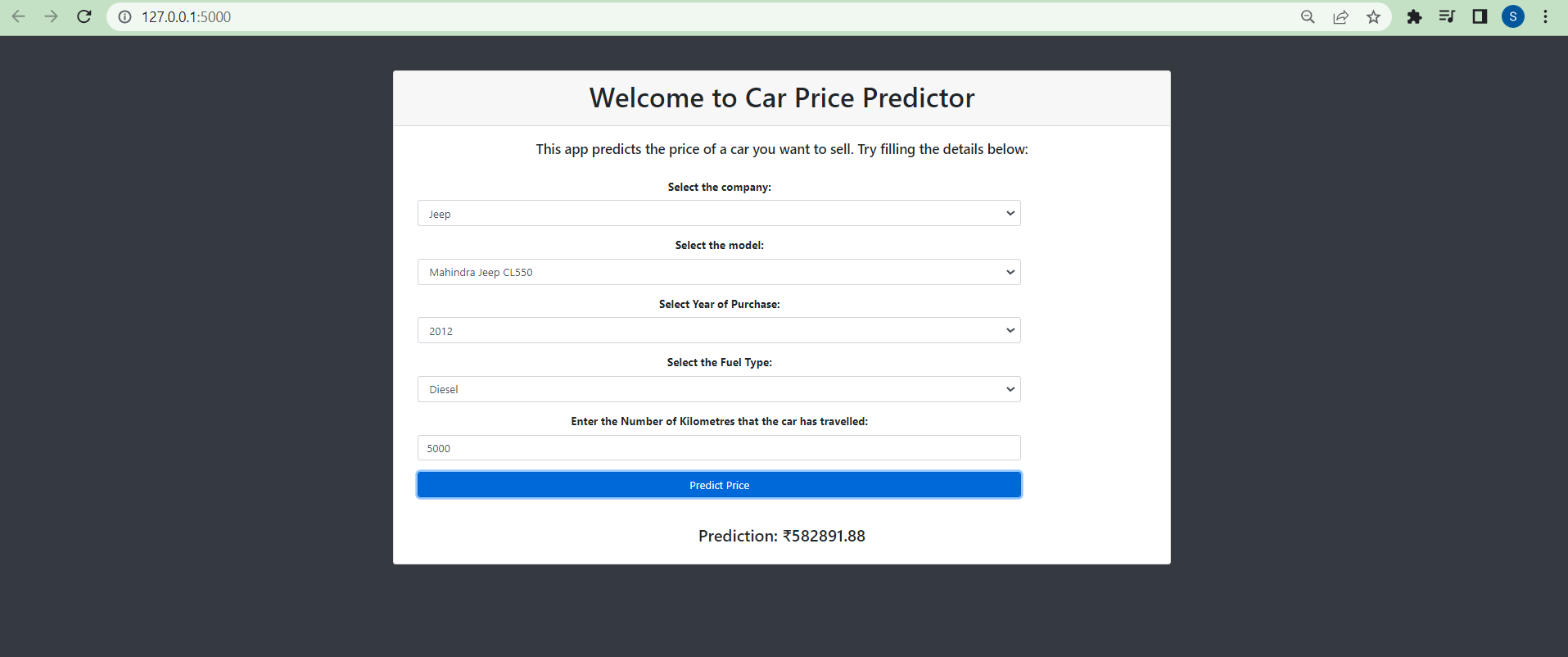 GitHub - SuryaMahesh789/Car-Price-Prediction