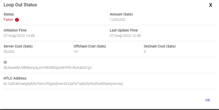Loop out failed, charged 30,000 sats prepayment · Issue #518 · lightninglabs/loop · GitHub