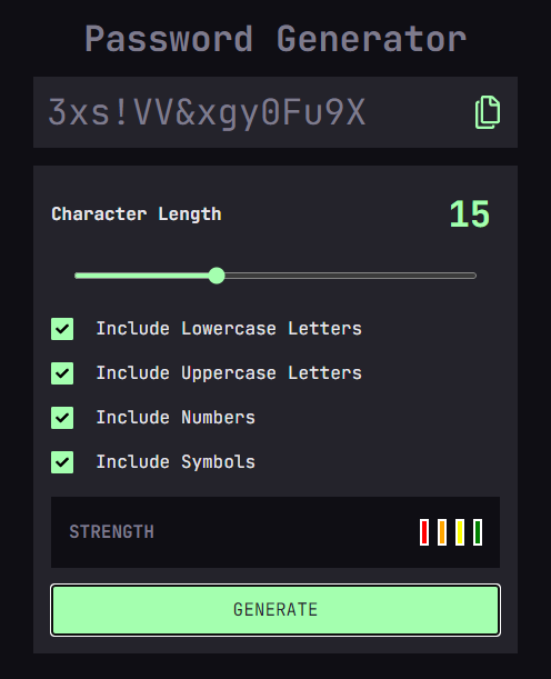 GitHub - 1sAndZeros/password-generator: App to generate secure passwords