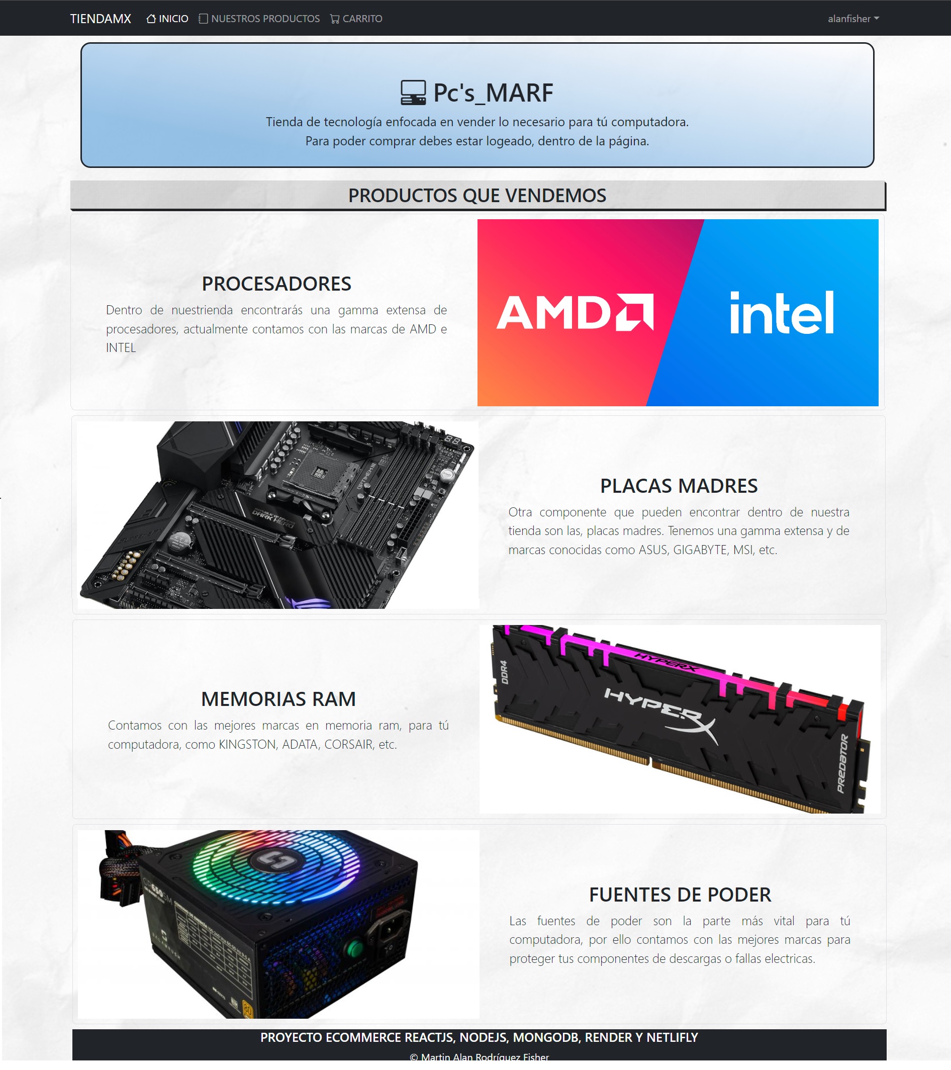 GitHub - alanfisher97/EcommerceWebSite: PROYECTO 5: Aplicación de Comercio Electrónico proyecto ...