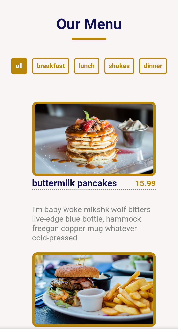 GitHub - Sottysam/Food-Menu