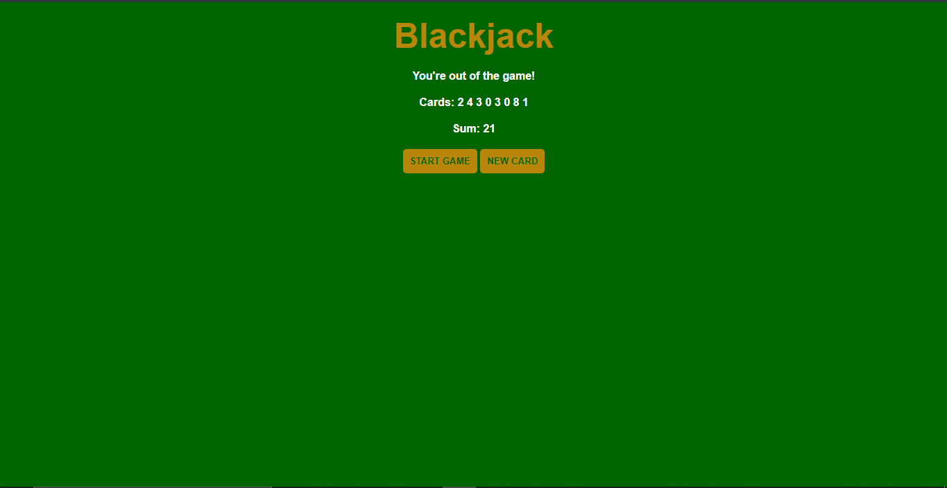 GitHub - Sottysam/Blackjack