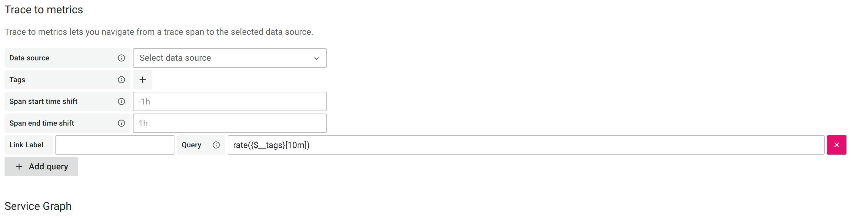 Tempo: Allow writing custom query for trace to logs option · Issue #60081 · grafana/grafana · GitHub
