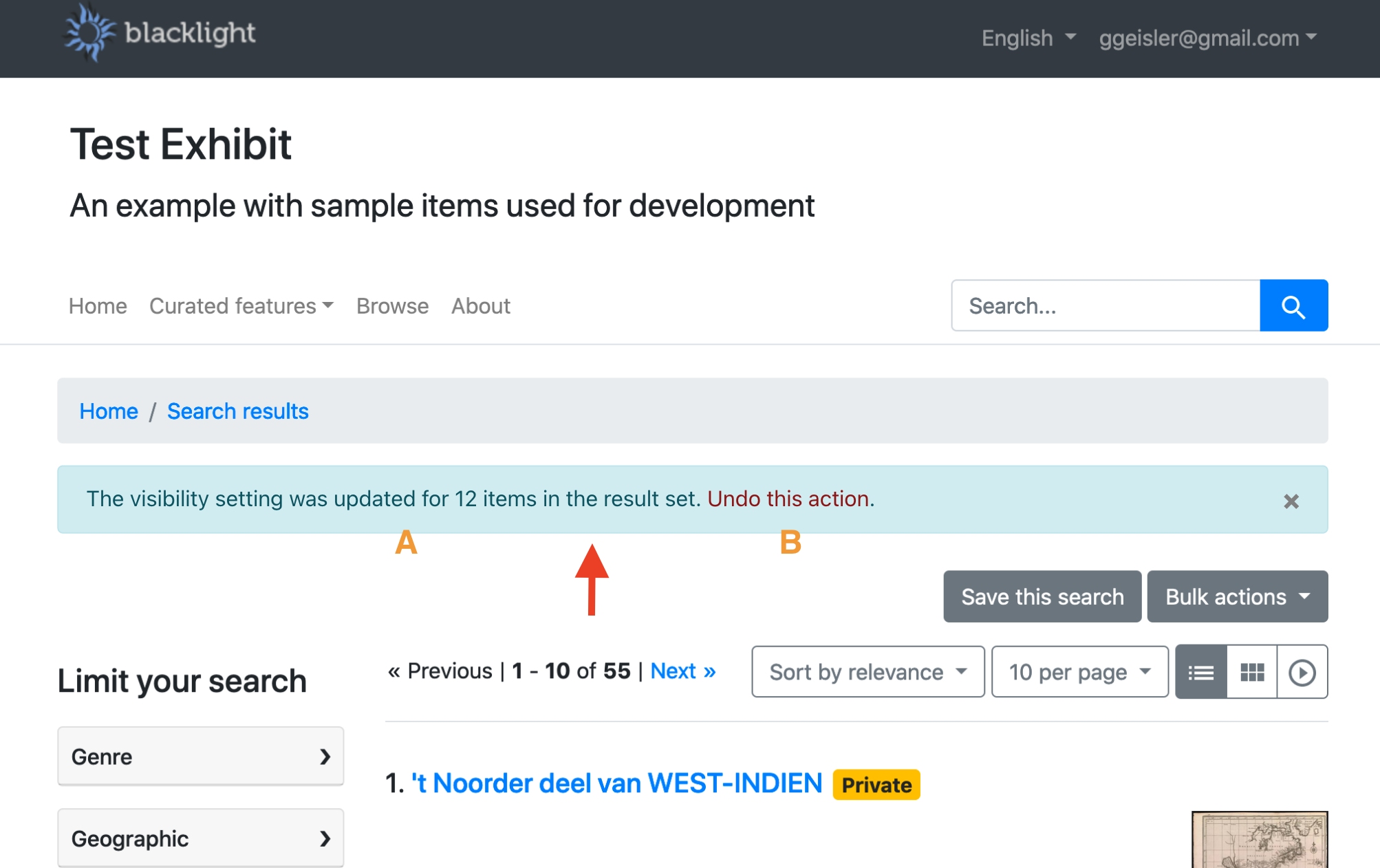 Add bulk action: Change item visibility · Issue #2645 · projectblacklight/spotlight · GitHub