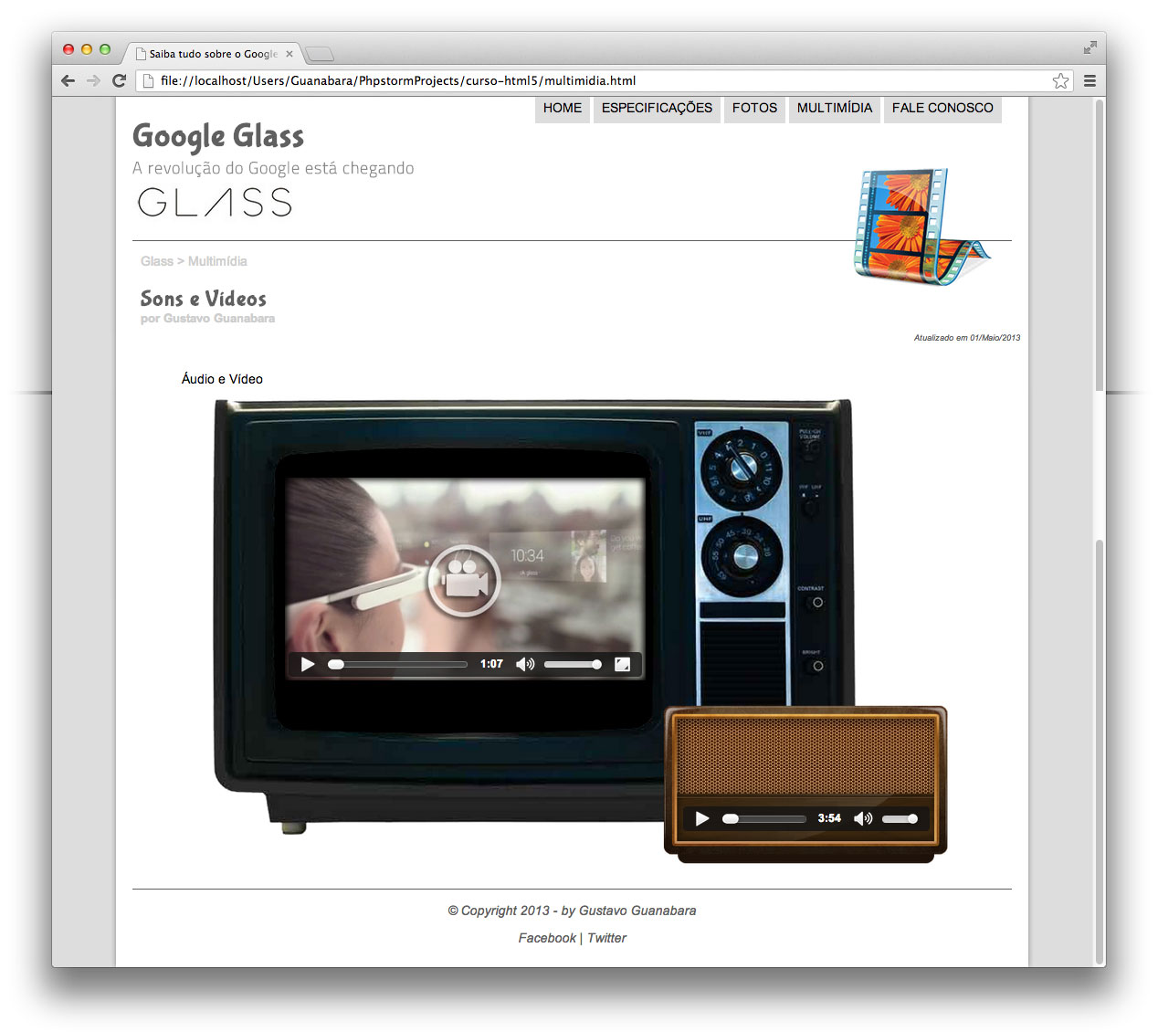 GitHub - SamuelGSa/projeto-glass-html5