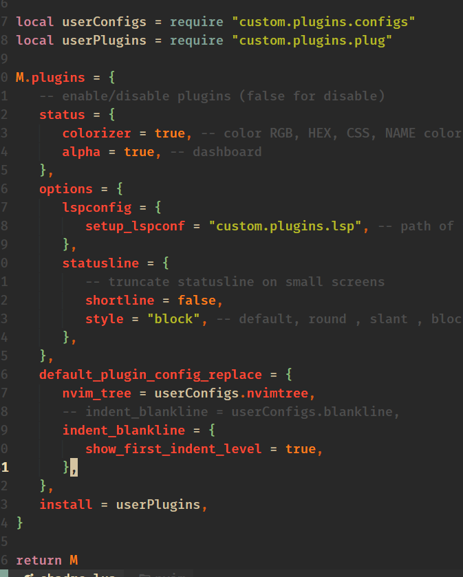 can't seem to get custom config for indent-blankline to work · Issue #891 · NvChad/NvChad · GitHub