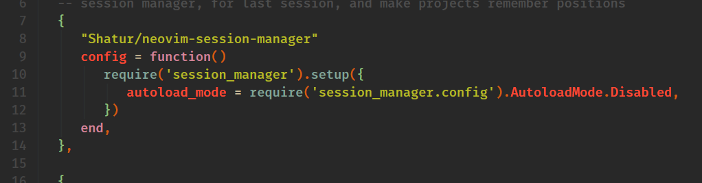 can't configure Shatur/neovim-session-manager plugin · Issue #900 · NvChad/NvChad · GitHub
