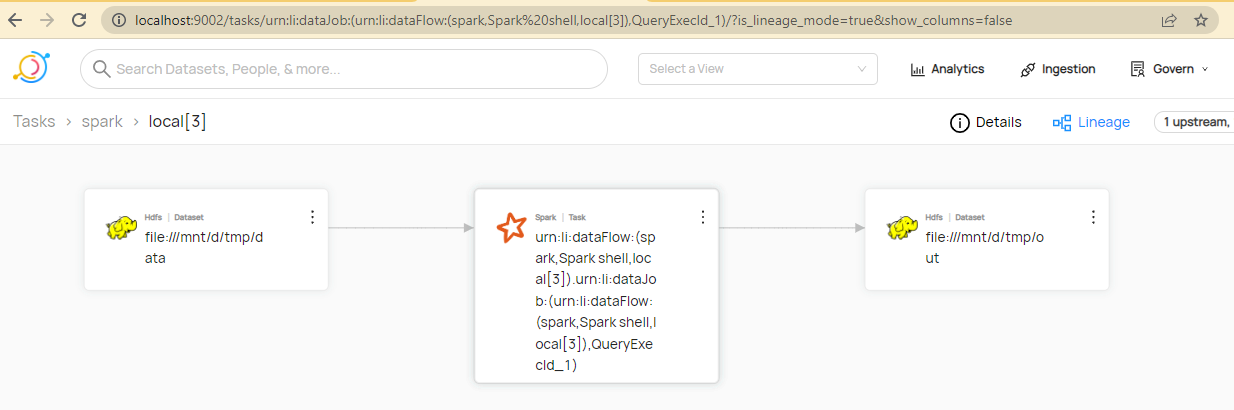 Spark lineage: Delete Task changed name/URN and appeared in lineage, didn't appear in spark ...