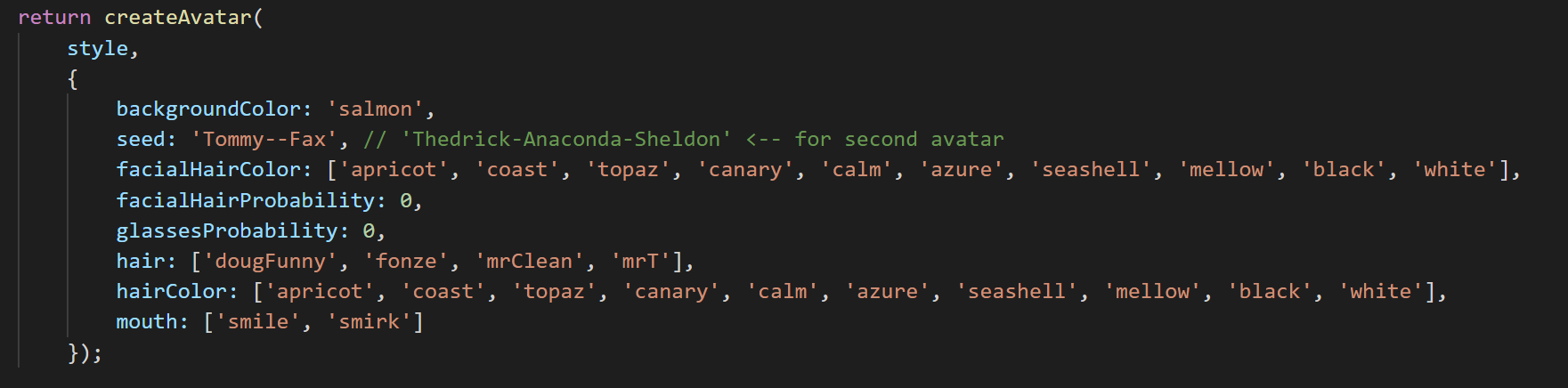 Transparent hair fill with only the hairStyle outline present · Issue #129 · dicebear/dicebear ...