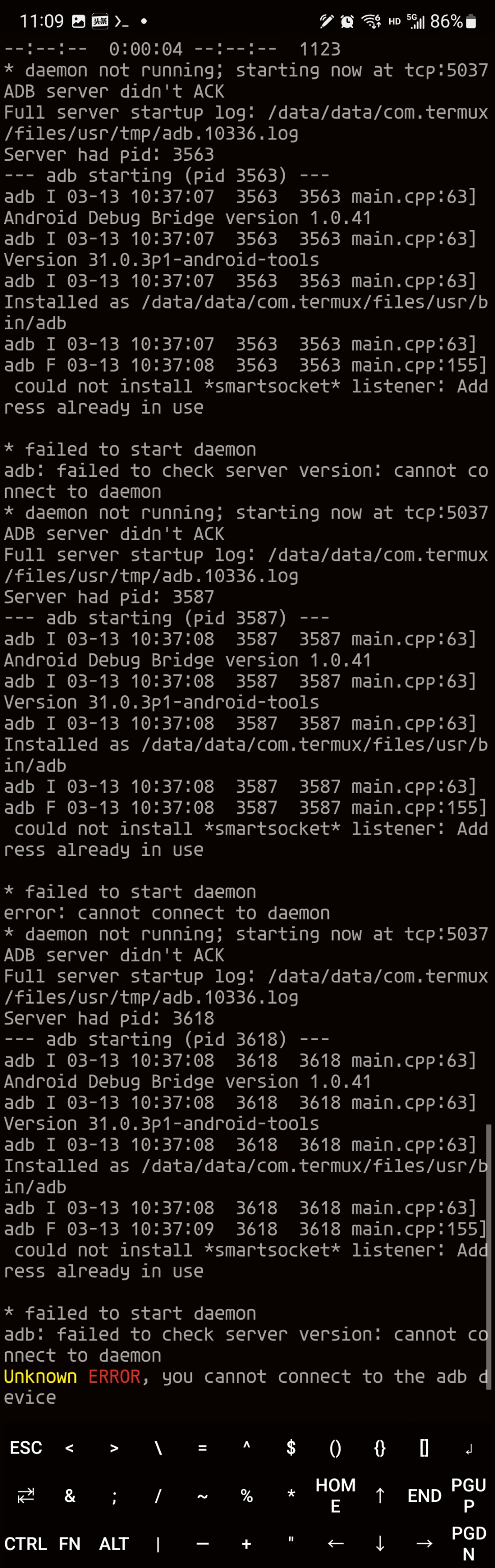三星Android12，修复signal9问题出错，adb调试未通过 · Issue #143 · 2moe/tmoe · GitHub