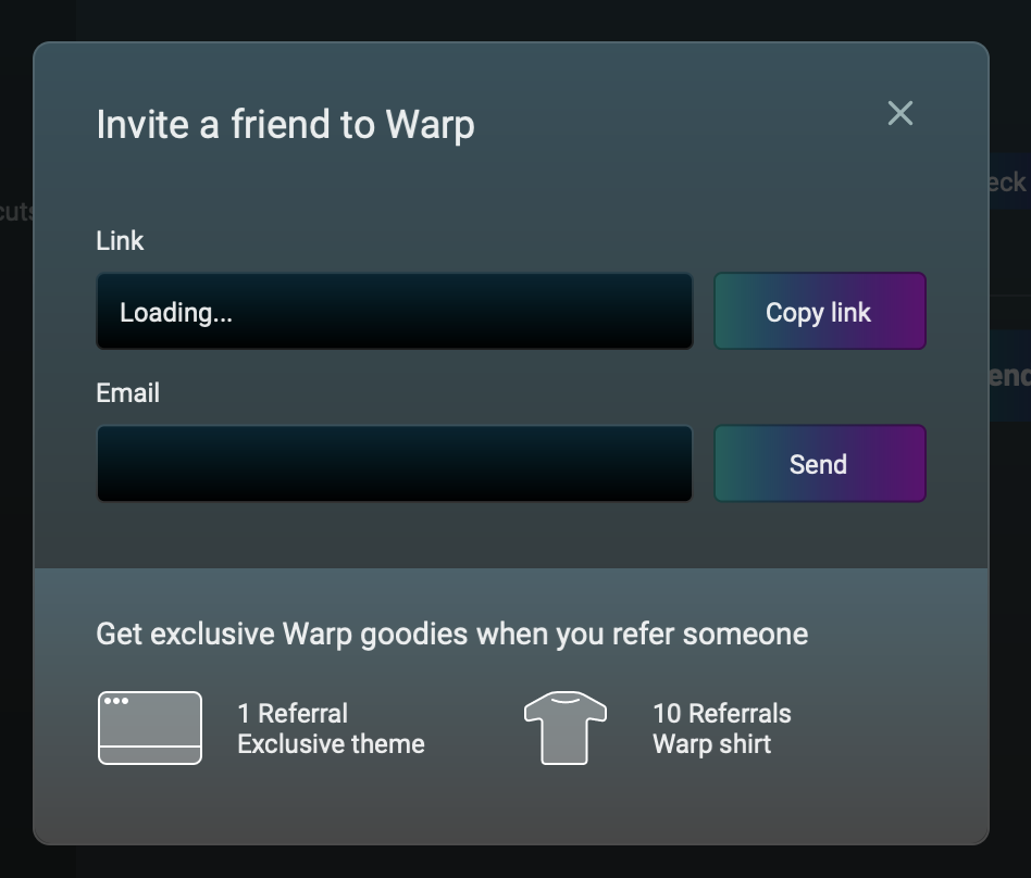 Invite link generation hangs · Issue #1589 · warpdotdev/Warp · GitHub