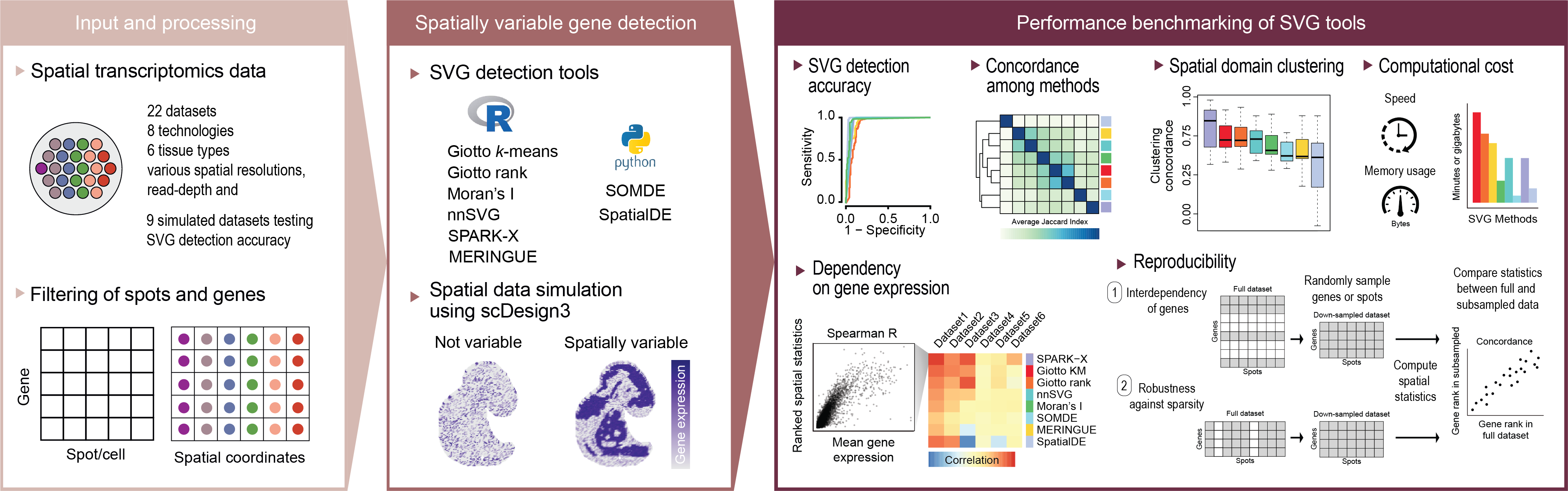 GitHub - PYangLab/SVGbench: Evaluating spatially variable gene detection methods for spatial ...