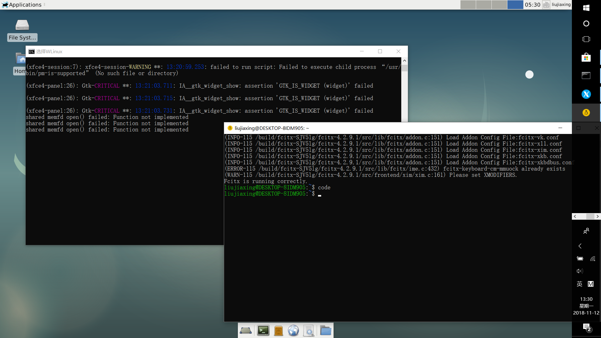 I can not use vs code on wlinux + x410 · Issue #166 · WhitewaterFoundry/Pengwin · GitHub