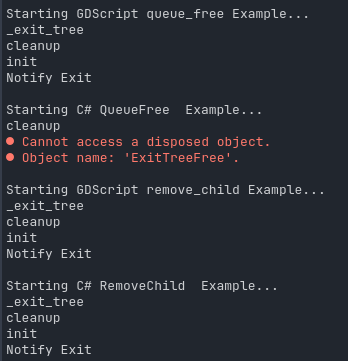 Freeing node causes unexpected behavior around tree exiting · Issue #83647 · godotengine/godot ...
