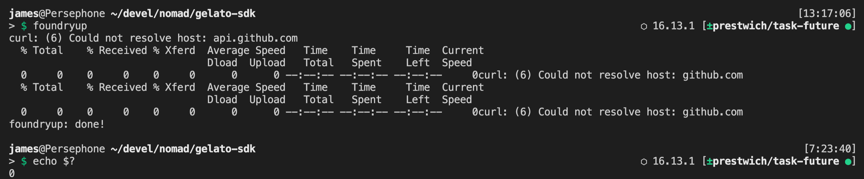 `foundryup` should error when invoked without network access · Issue #2216 · foundry-rs/foundry ...