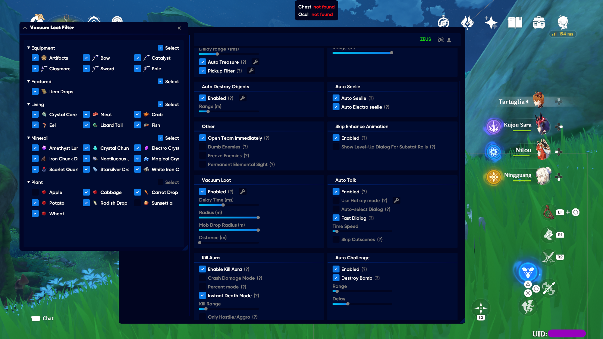 `Config`: `Vacuum Loot` Filter Not Remembered · Issue #190 · Akebi-Private/Akebi-Issue-Tracker ...