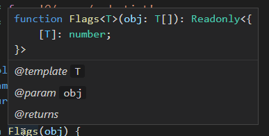 JSDoc support for String array to Object key · Issue #45782 · microsoft/TypeScript · GitHub