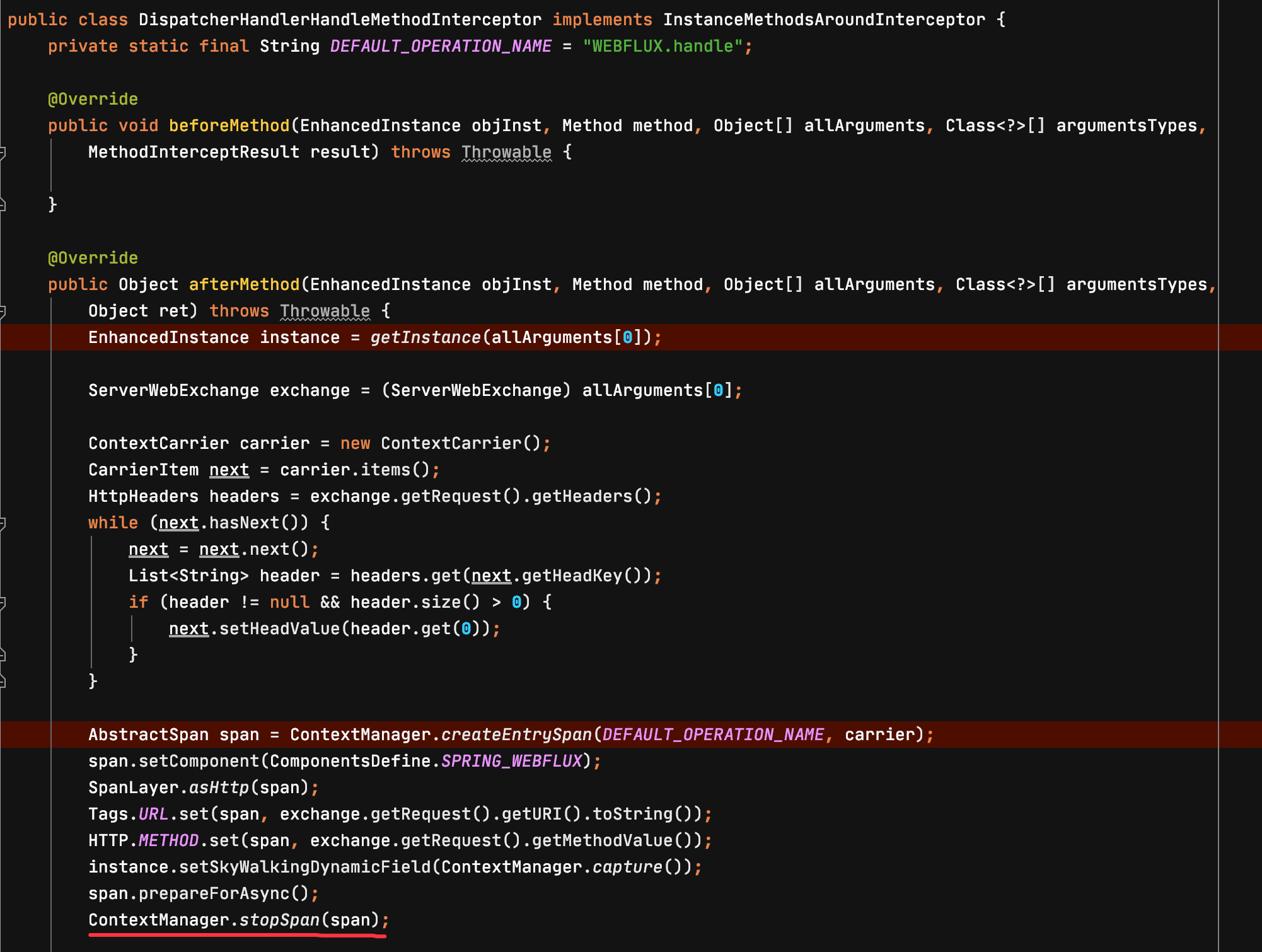 [plugin/webflux]The spans which After EntrySpan can not link this EntrySpan · Issue #4887 ...