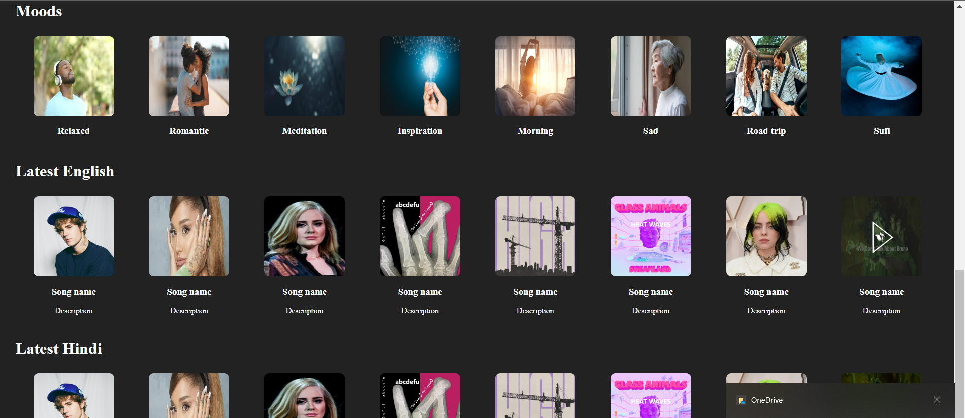 GitHub - 1AnujJoshi/Music-player-CSS-Major-Project: Screens for a music ...