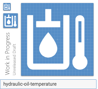 Hydraulic oil level, hydraulic oil temperature symbol · Issue #4697 ...