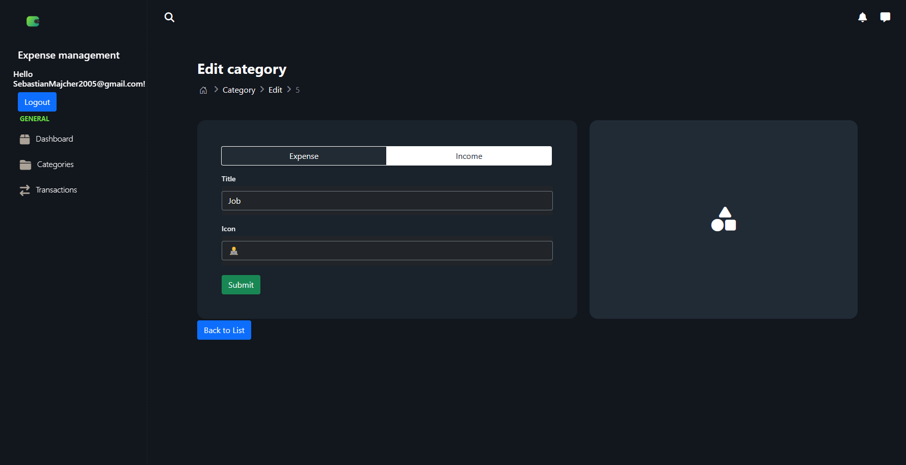 GitHub - SebastianMajcher2005/expense-management-app: Application to ...