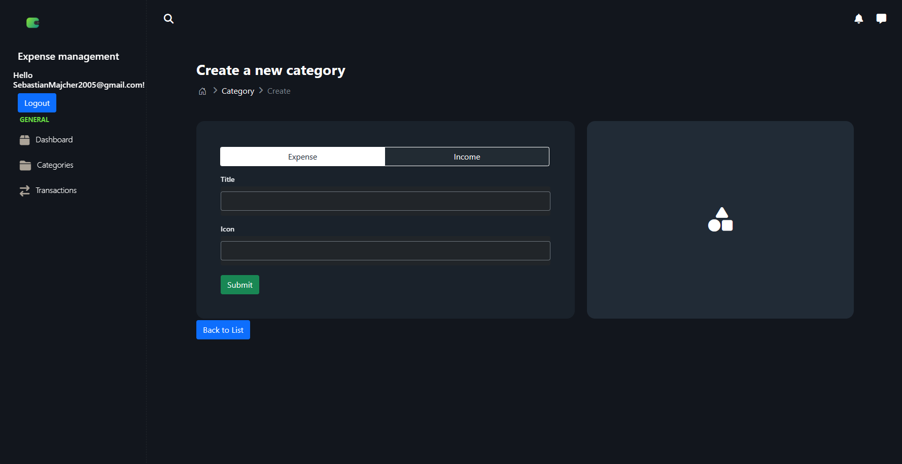 GitHub - SebastianMajcher2005/expense-management-app: Application to manage and analyze expenses ...
