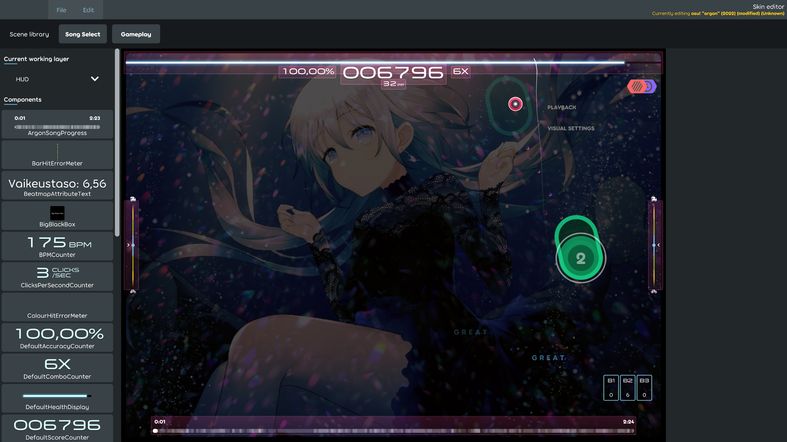 Cursor trail detaches in skin layout editor · Issue #23441 · ppy/osu ...