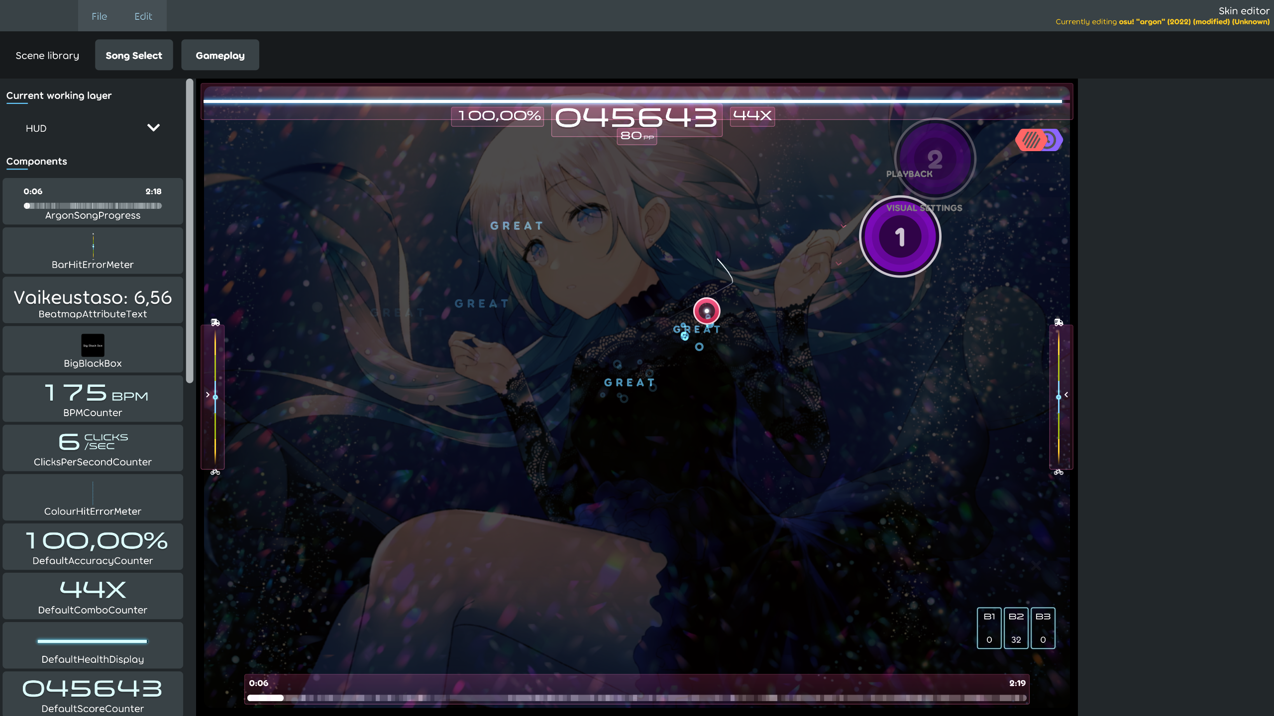 Cursor trail detaches in skin layout editor · Issue #23441 · ppy/osu ...