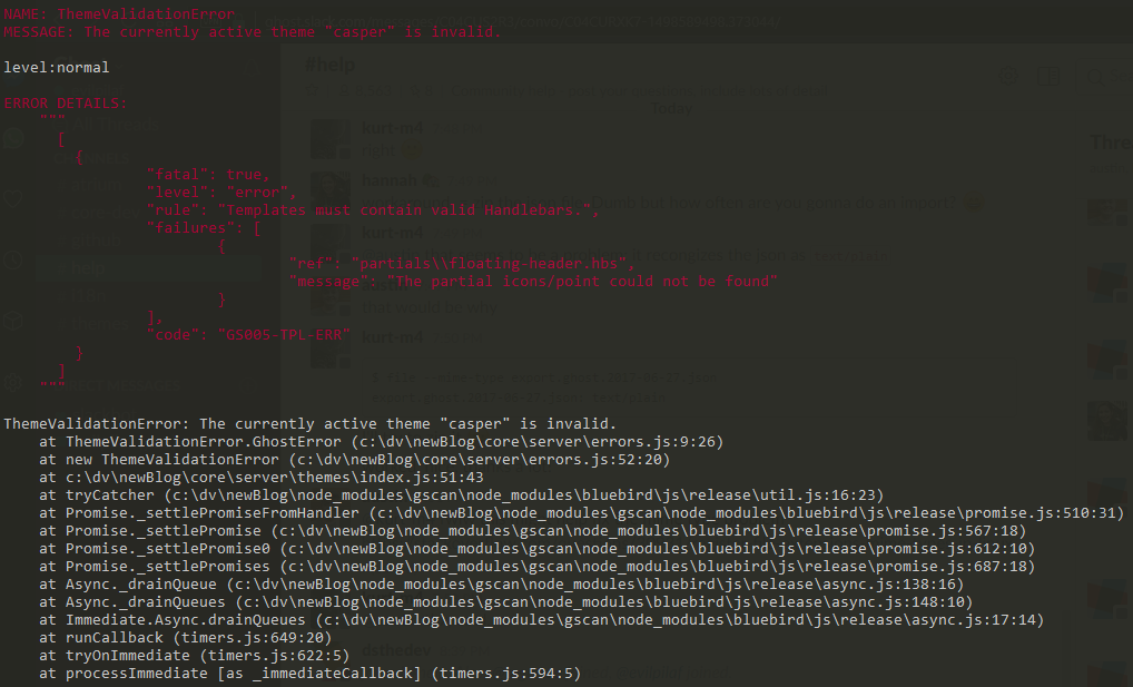 Path issue with partials on Windows · Issue #64 · TryGhost/gscan · GitHub