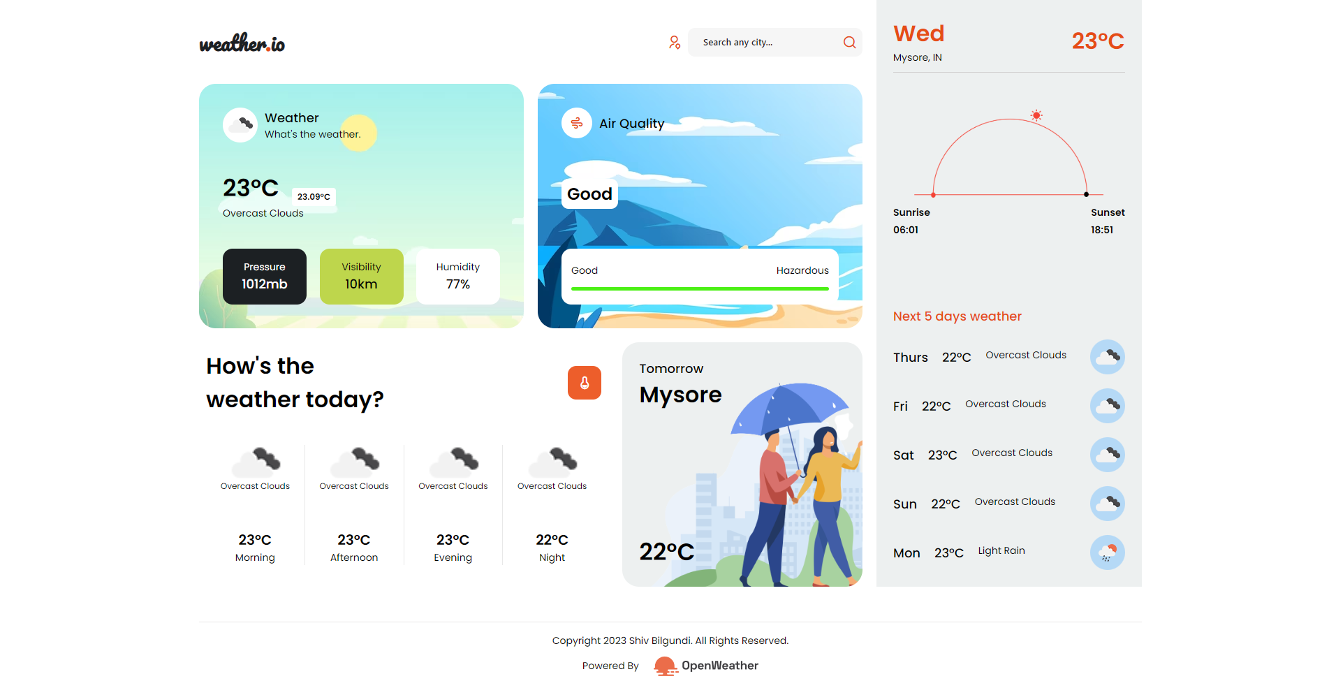 GitHub - shivbilgundi11/weather_app: Weather App with HTML CSS JavaScript.
