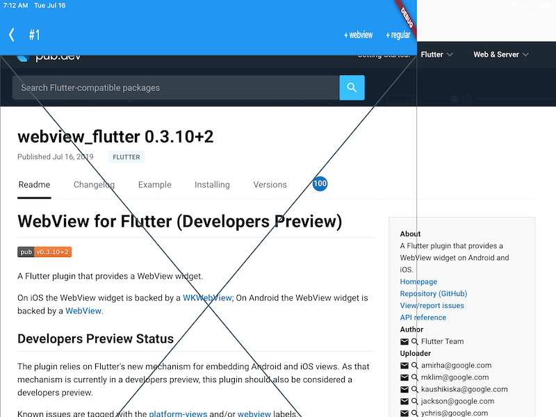 Using Uikitview Results In The Appbar And Other Widgets Not Resizing Correctly When The Window