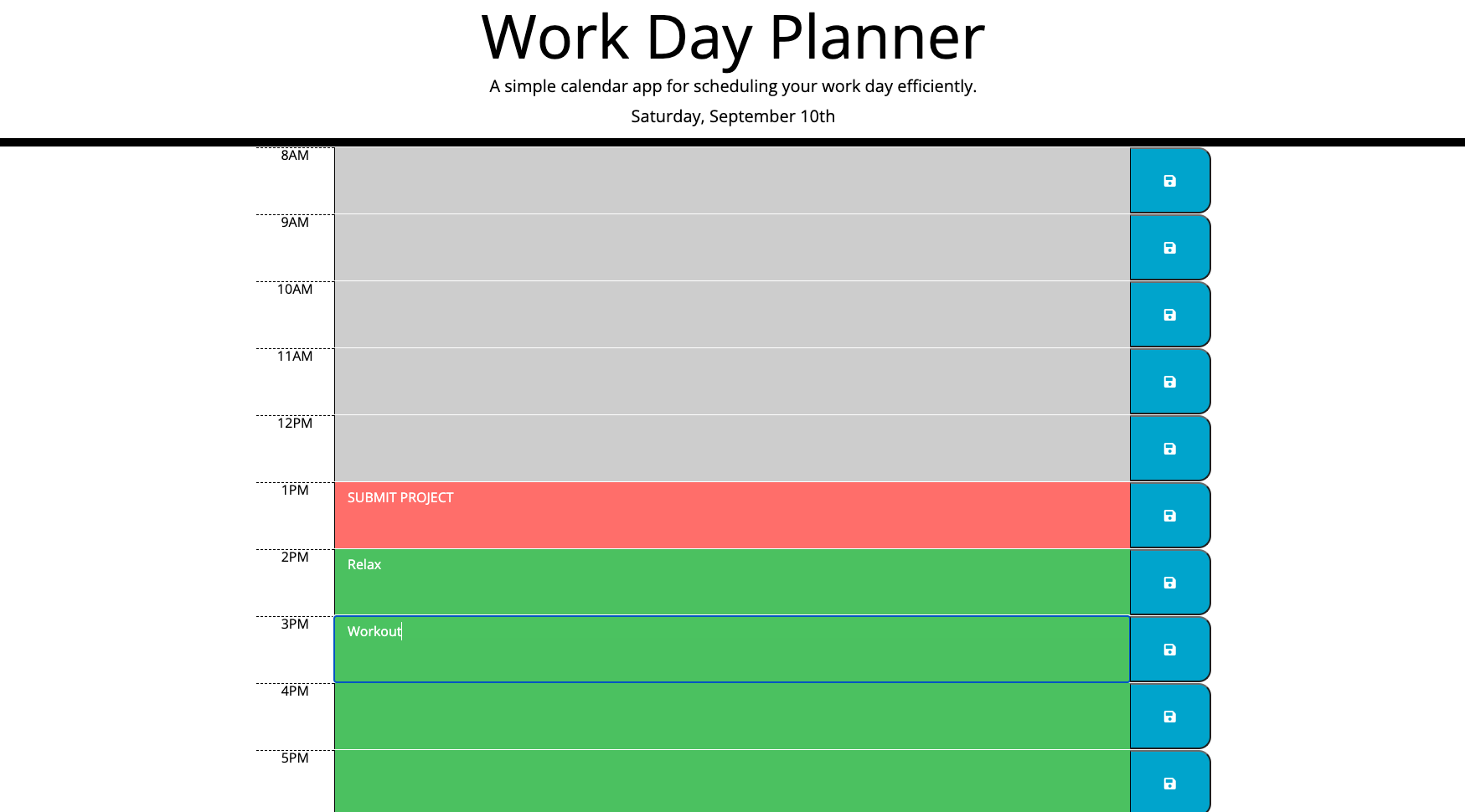 GitHub - Chrisp1993/workday-planner