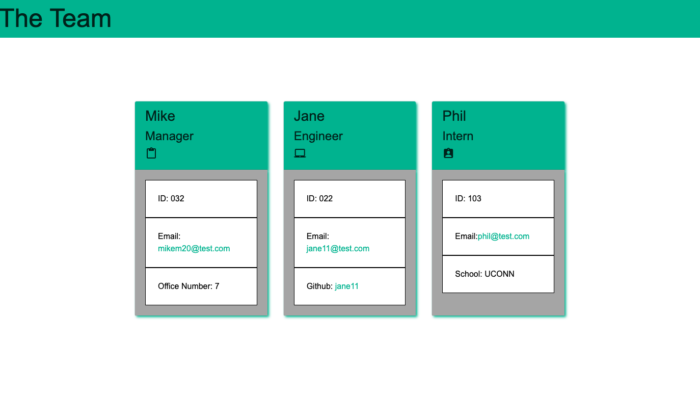 GitHub - Chrisp1993/team-profile-generator