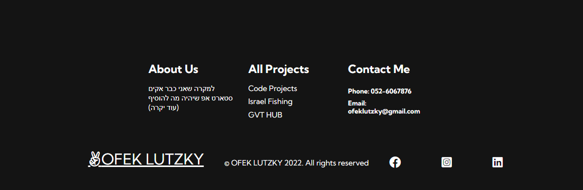 GitHub - Ofek-Lutzky/CV-Site