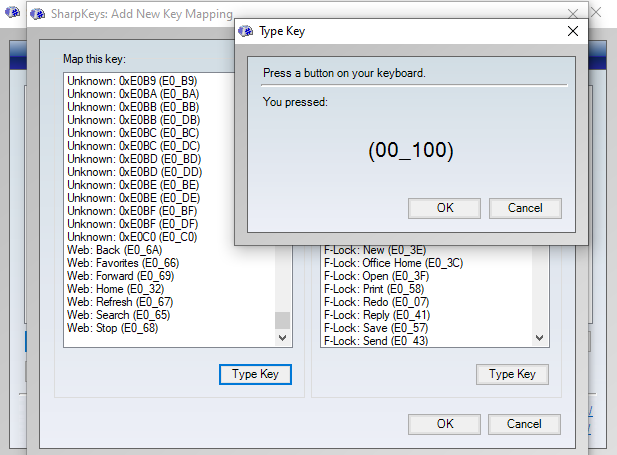 Unknown Key (00_100) · Issue #436 · randyrants/sharpkeys · GitHub