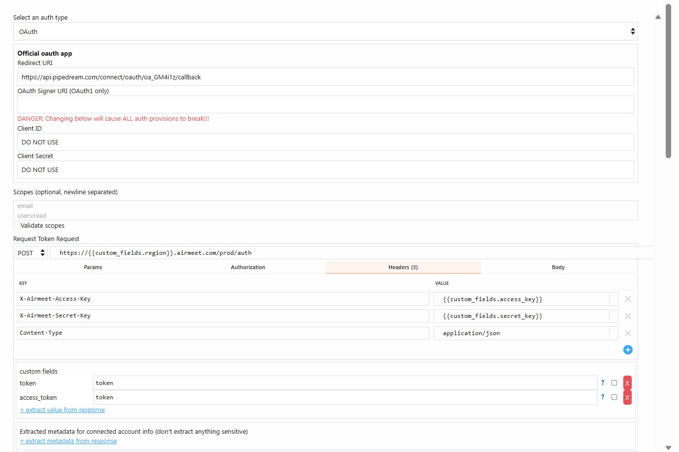 [BUG] Submit an app form doesn't let capture session auth configs smoothly · Issue #7166 ...