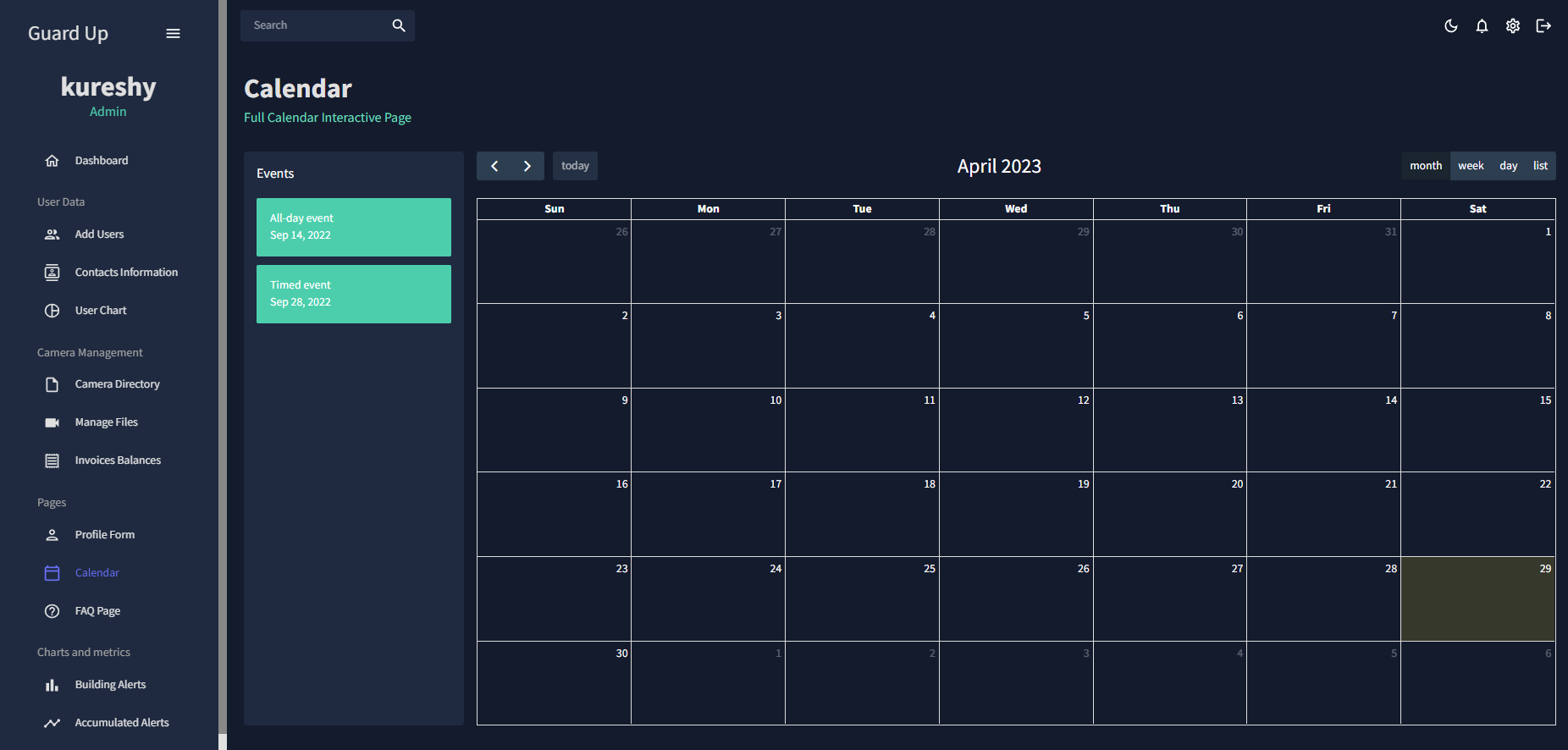 GitHub - kgdash116/Camera-Surveillance-Dashboard--Cloud-Technologies ...