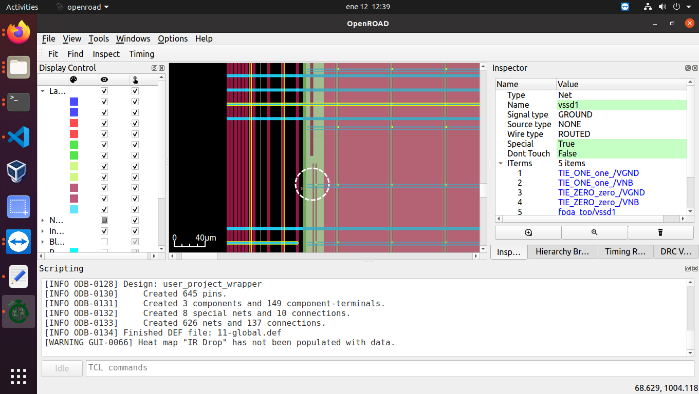 IR Drop Report, Unconnected PDN layer: 5 & 6 · Issue #1617 · The-OpenROAD-Project/OpenLane · GitHub