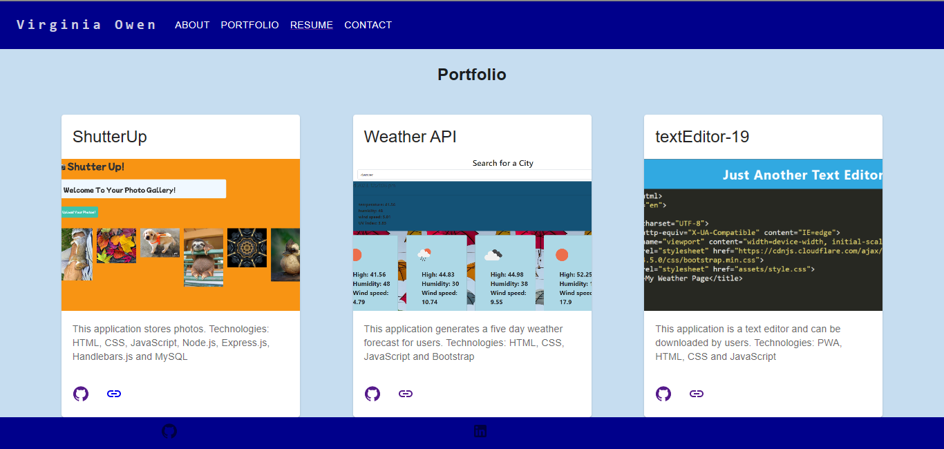 GitHub - Ginger421/gingersportfolio: Portfolio website created using Reactjs